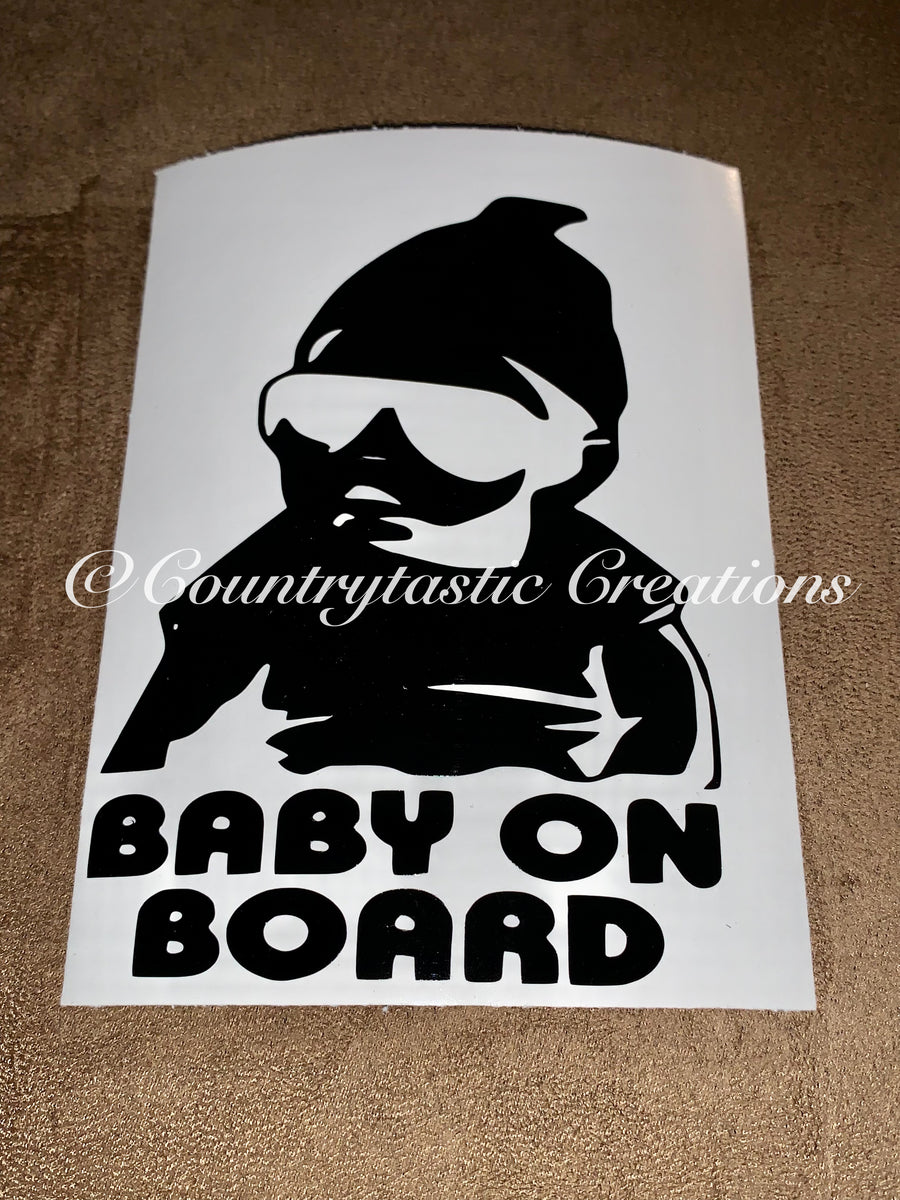Carlos Baby on Board Decal – Countrytastic Creations